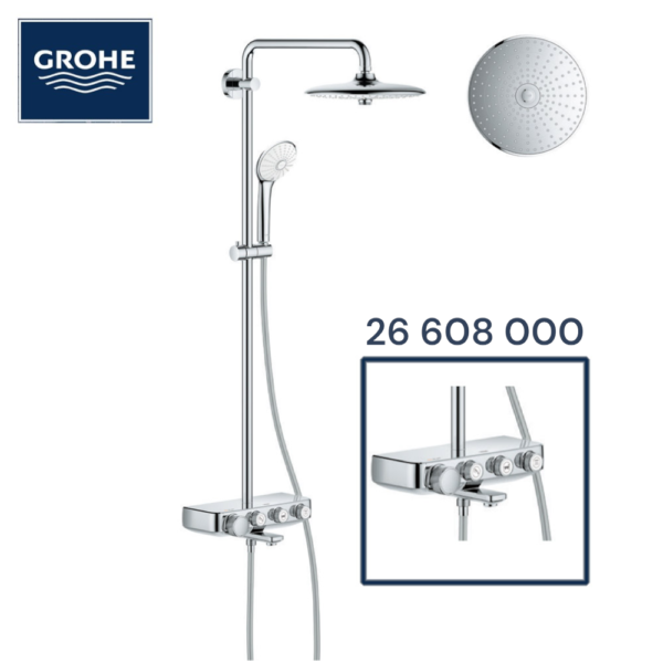 Grohe 26 608 000 Euphoria Smartcontrol 260 Shower System With ...