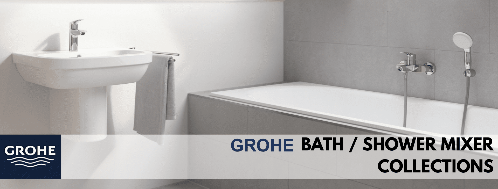 Grohe 236 05 000 BauEdge Bath / Shower mixer - Light Avenue